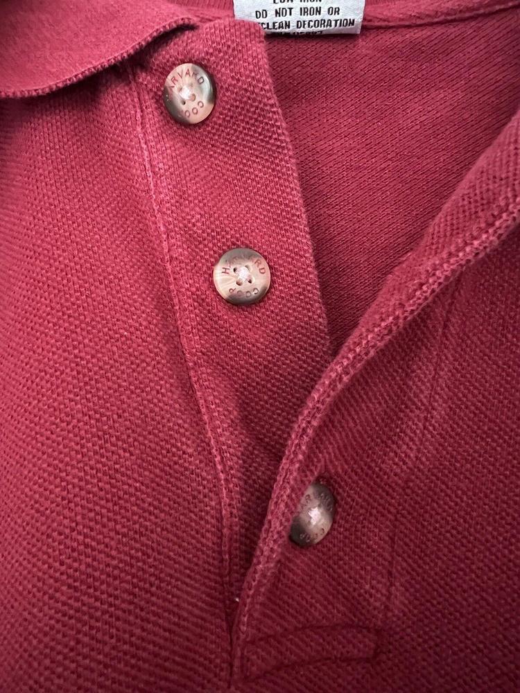 Harvard Polo Shirt Veritas Crest Embroidered The Coop… - Gem